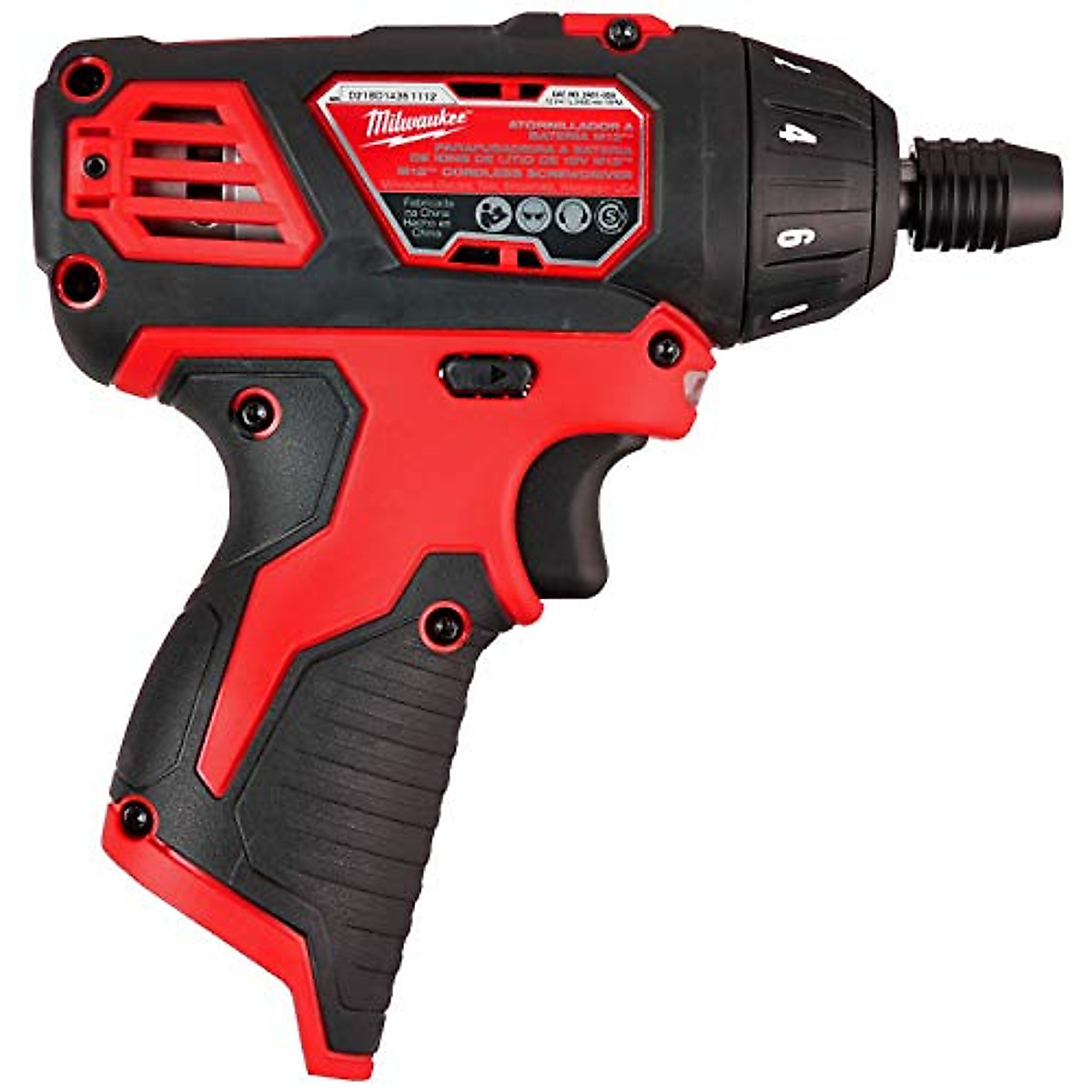 Milwaukee 2401-20 M12 12-Volt Lithium-Ion Cordless 1/4 in. Hex Screwdriver (Tool-Only)