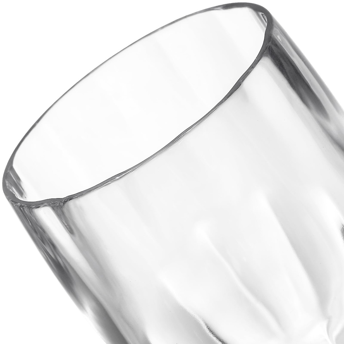 Suwimut Set of 8 Unbreakable Plastic Wine Glasses, 12 oz Plastic Stem Wine and Water Tumbler Stackable Goblets, Shatterproof Reusable Drinking Glassware for Poolside, Home, Outdoor, Wedding