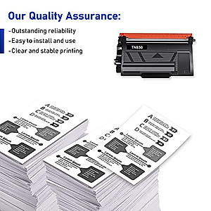 TN850 High Yield Toner Cartridge: 2 Pack Black Compatible Toner Cartridge Replacement for Brother TN-850 TN850 for HL-L6200DW MFC L5850DW L5900DW MFC-L5900DW HL-L5100DN MFC-L5850DW Printer