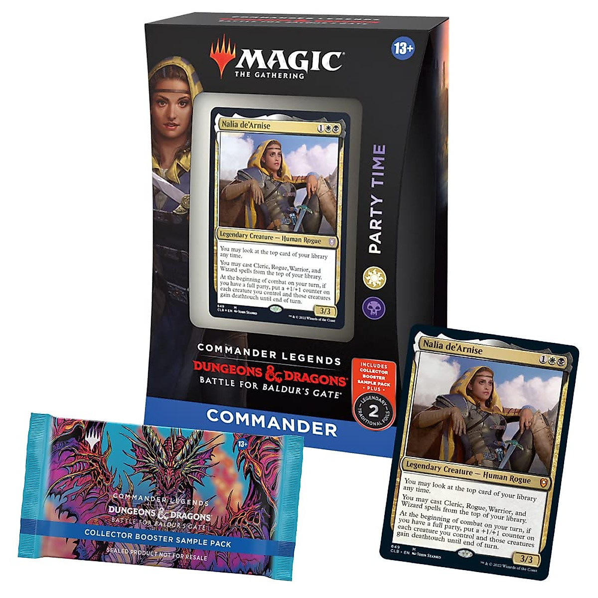Magic The Gathering Commander Legends: Battle for Baldur’s Gate 4 Deck Bundle – Includes 1 Party Time, 1 Mind Flayarrrs, 1 Draconic Dissent, 1 Exit from Exile