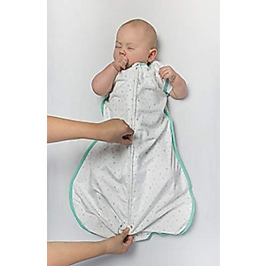 Amazing Baby Microfleece Sleeping Sack, Wearable Blanket with 2-Way Zipper, Use After Swaddle Transition, Playful Dots, Pink, Medium 6-12 Month