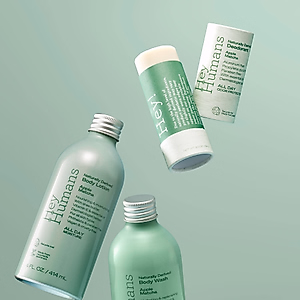 Hey Humans Natural Deodorant Apple Matcha - 2oz (Pack of 3)