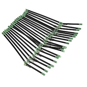 Milltrip Trolling Tube Fishing Lures, 20Pcs Plastic Sea Fishing Anti Tangle Feeder Boom with Snaps Tube Balance Connector for Cod Fishing Teaser Saltwater Game Fish