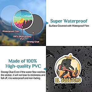 Funxee 200Pcs Waterproof Vinyl Stickers - Personalize Belongings Decal with Outdoor, Nature, Adventure, National Park, Hiking, Camping, and Travel Themes, Decor Idea for Water Bottles, Laptops, Phone