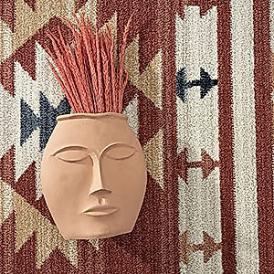 Abani Rugs Native Tribal Print Burnt Amber & Beige Living Room Rug - Premium Southwestern Style Non-Shedding 5'3" x 7'6" (5x8) Area Rug