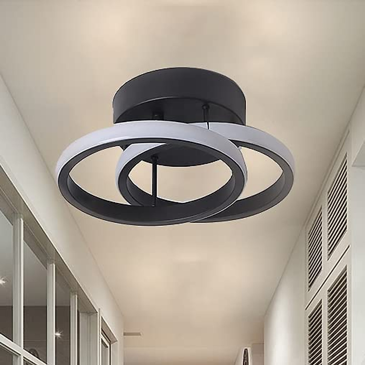 ONXE LED Ceiling Lights,11 Inch Flush Mount Light with 2400lm,Dimmable Light Fixtures with Adjustable Color Temperature,Lamparas De Techo modernas for Bedroom,Kitchen,Living Room,Hallway Lighting
