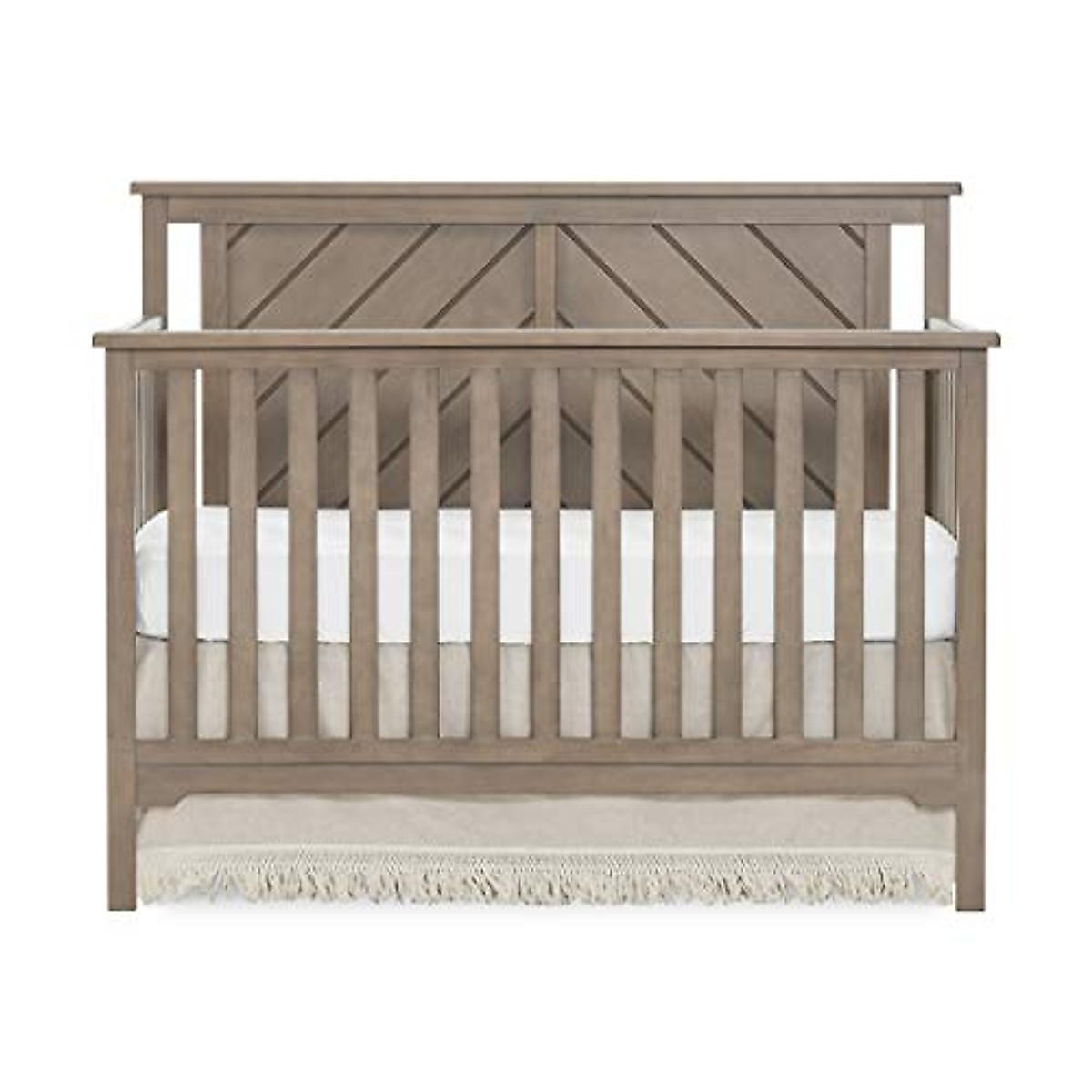 Forever Eclectic Hampton Flat-Top 4-in-1 Convertible Baby Crib