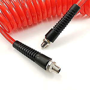 DP Dynamic Power 16-PC. Air Compressor Accessory Kit with 3/8" x 15 ft Coil Air Hose