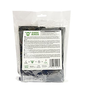 Shoe Deodorizer Inserts - Shoe Odor Eliminator - Activated Charcoal to Absorb Shoe Smell - Pack of 2 Shoe Smell Eliminator with Nail Clippers