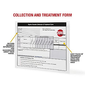 Equine Parasite Worm Mail-In Test Kit and Laboratory Services for Detecting Harmful Internal Parasites and Worms in Horses and Evaluating Equine Worming/Deworming Programs.