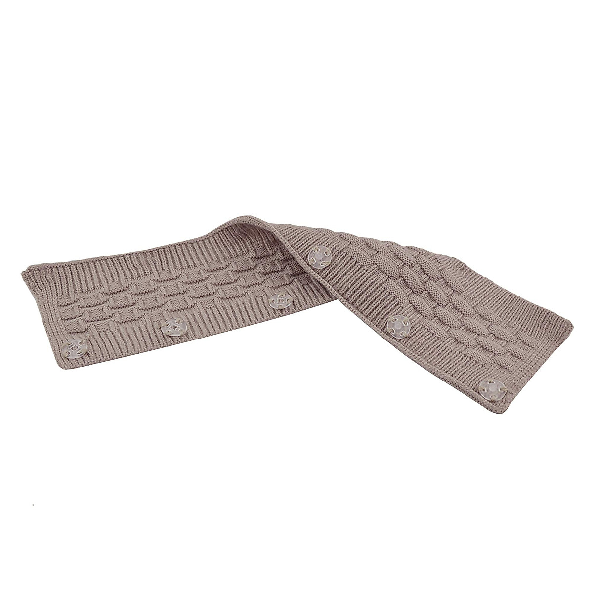 Geekria 2PCS in-Ear Knit Fabric Headband Cover Compatible with Sony WI-1000XM2, WI-1000X, WI-C400, Bluetooth Wireless Stereo Headset Headphones, Head Cushion Pad Protector (Light Brown)