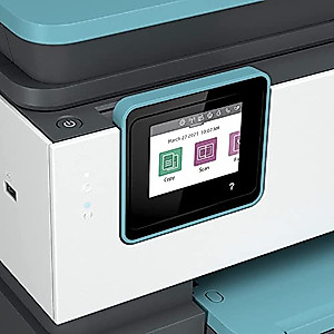 HP OfficeJet Pro 80 28e All-in-One Wireless Color Inkjet Printer, Print Scan Copy Fax, Ethernet, 20 ppm, Auto 2-Sided Printing, 4800 x 1200 dpi, Blue (Renewed)