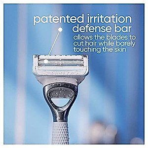 Gillette Venus Intimate Grooming Razors for Women, 1 Venus Razor Bikini Trimmer, 6 Razor Blade Refills