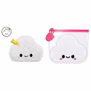 Fluffie Stuffiez Cloud Small Collectible Feature Plush - Surprise Reveal Unboxing with Huggable ASMR Fidget DIY Fur Pulling, Ultra Soft Fluff