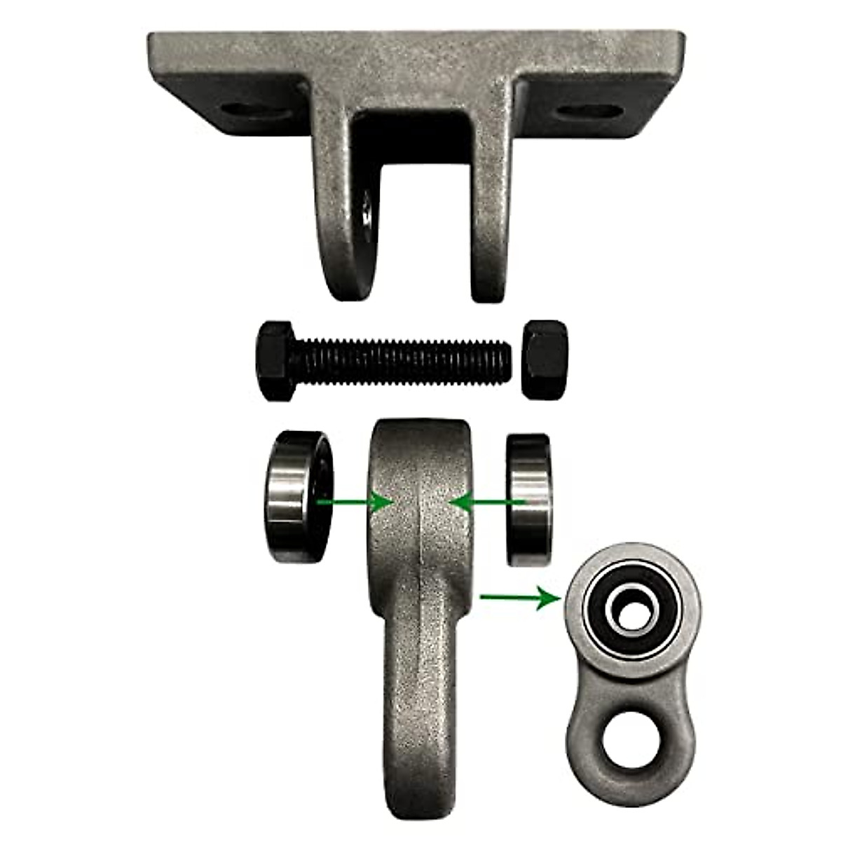 ABUSA Heavy Duty Metal Color Swing Hangers Screws Bolts included Over 5000 lb Capacity Playground Porch Yoga Seat Trapeze Wooden Sets Indoor Outdoor 2 Pack