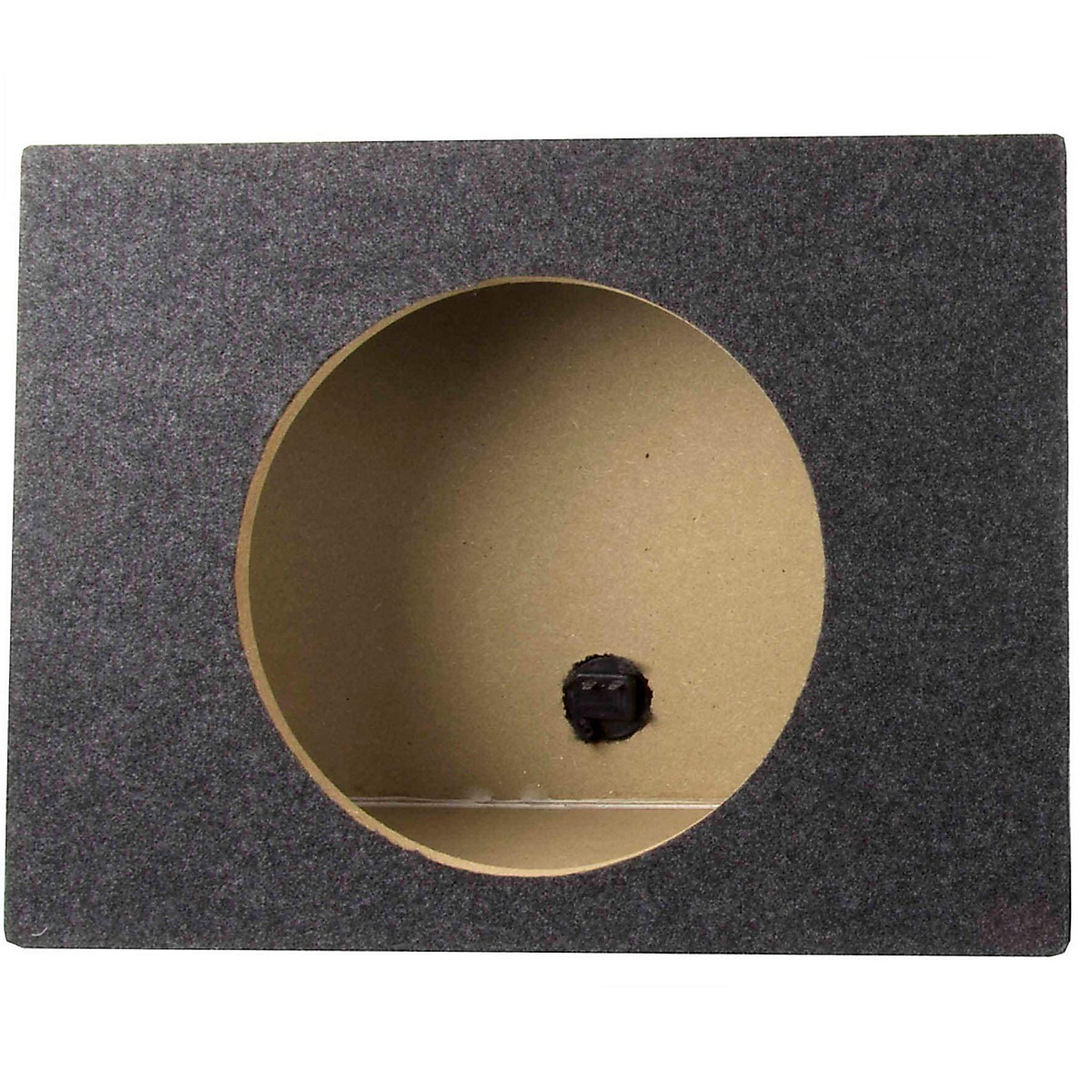 QPower 10 Inch Single Slim Truck Shallow Sealed Subwoofer Box Sub Enclosure