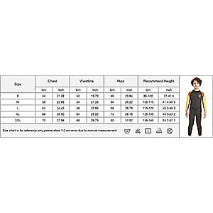 2.5mm Neoprene Dive Skin for Little Boys UV Protection One Piece Kids Wetsuit Quick Dry Swimmwear for Scuba Diving Swimming 4-5T Grey