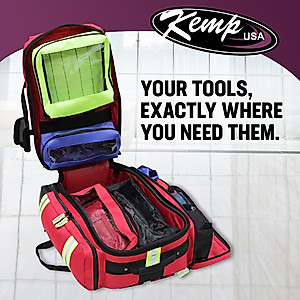 Ultimate EMS Backpack Has place for 'D' O2 Cylinder (not included)