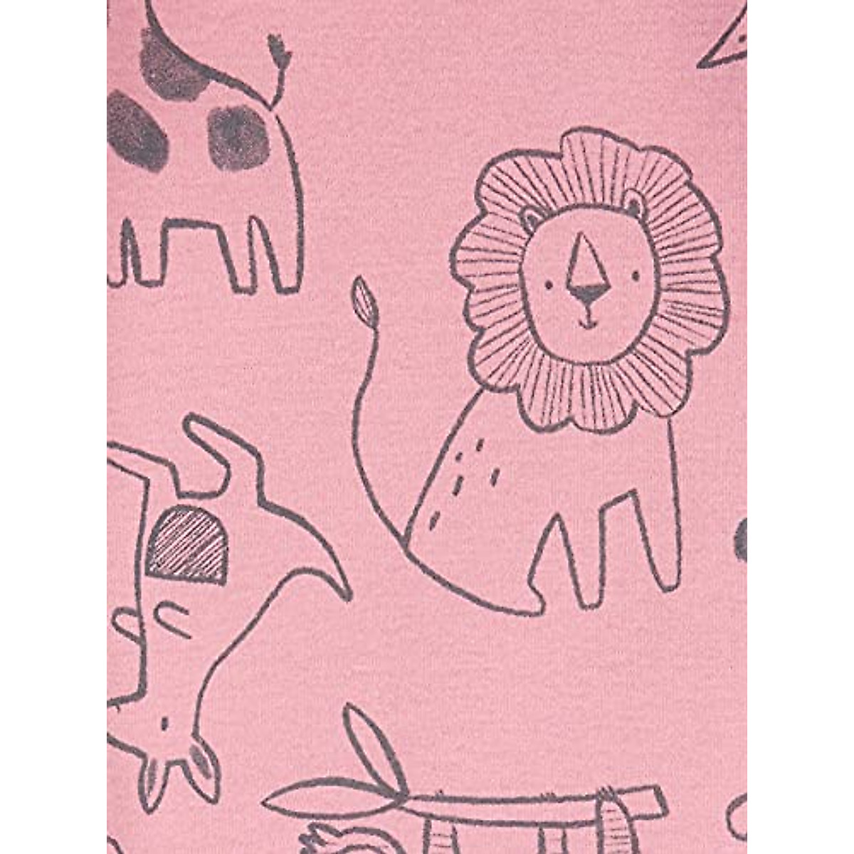 Simple Joys by Carter's Baby Girls' Short-Sleeve Bodysuit, Pack of 6, Multicolor/Floral/Forest Animals/Owl/Sheep, 3-6 Months