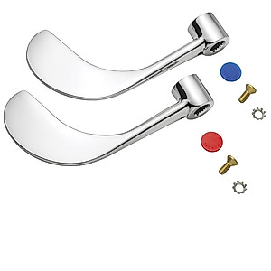 Speakman A-4WRIST Commander 4-Inch Wrist Blade Handle Set, Polished Chrome
