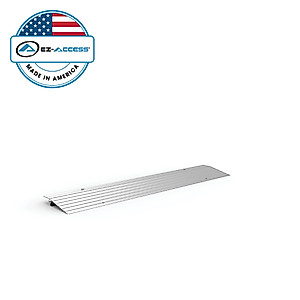 EZ-ACCESS Transitions Portable Self Supporting Aluminum Modular Entry Threshold Ramp Ideal for Doorways and Raised Landings, 1 Inch