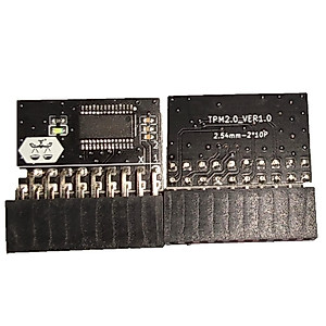 Replacement TPM2.0 Encryption Security Module, 20-1 Pin 2 * 10P TPM GA 20-1 Pin Remote Card Compatible with WIN11 2.0 System, for Gigabyte Platform Protection Module
