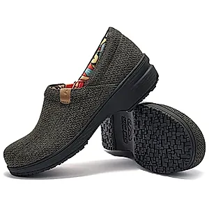 Women's Work Shoes Nurse's Non Slip - Healthcare and Nursing Shoes, All-Day Comfort, Fashion Sneakers Waterproof and Oil-Proof Walking Mary Jane Clogs Medical Breathable Shoes