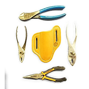 McDaniel Custom Saddles Russet Leather Knife Sheath Folding Hunter