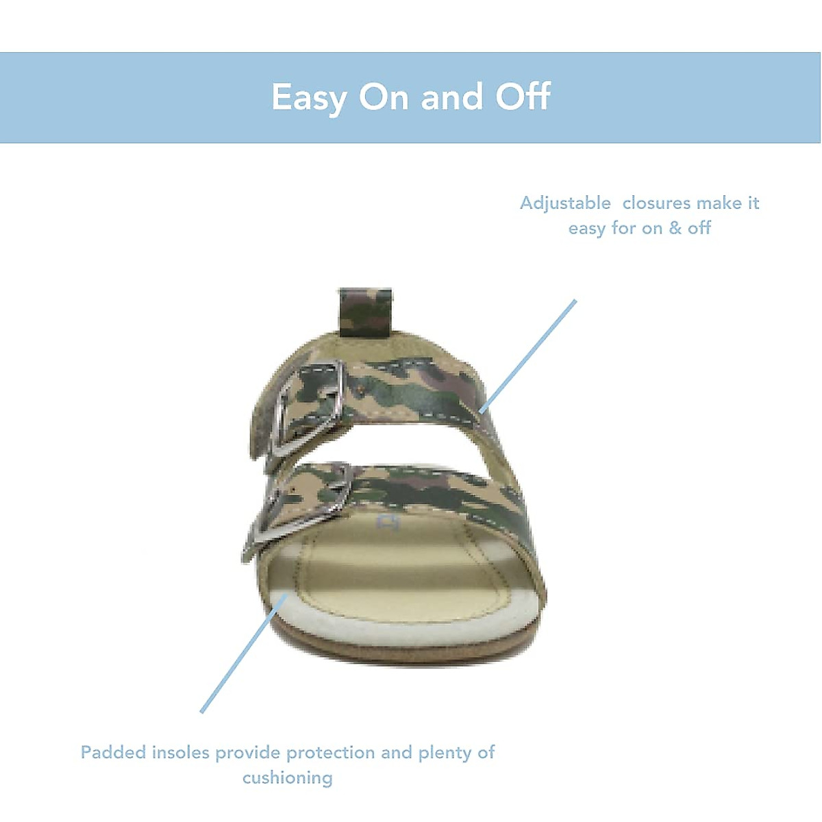 Robeez First Kicks Baby Boy and Unisex Sandals for Infant/Toddlers - Nakai Brown - 6-9 Months