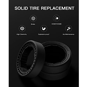 stio Electric GoKart Pro and Gokart Bundle Rear Tire Kit Compatible with Ninebot by Segway Go Kart PRO,Gokart(with Ninebot S Max), S-MAX Quick Release Sports Drift Tires Original Accessories (2PCS)