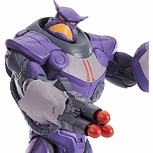 Mattel Disney and Pixar Lightyear Action Figure, Zurg Character Collectible with 13 Moving Joints & Authentic Detail, 10 inch