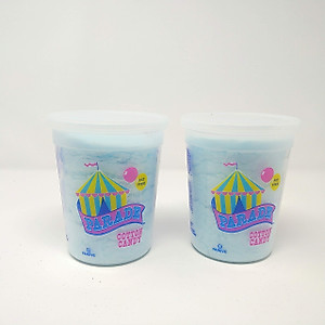 Blue! It's a Boy! Reveal Party -- Baby Shower - Parade Cotton Candy Cotton Candy, 2 - Tubs (2 oz each) 4 oz Total - Great for party, snack, fun