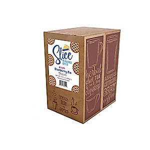 Slice Coffee Blueberry Flavored Coffee Pie for Keurig K Cup Brewers, Blueberry Pie, 40 Count
