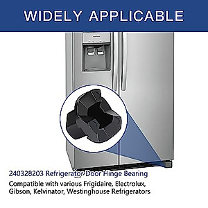 240328203 Refrigerator Door Hinge Bearing for Frigidaire & Electrolux Refrigerators, Door Hinge Bushing Replacement Part – Replaces 7240328203, AP3757897, 1056737 (1 Pack)