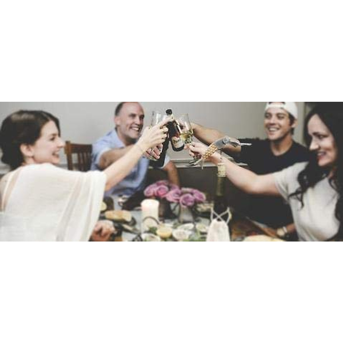 Sterling Brooke Wine Key, Stainless Steel with Wooden Handle Bones Design, Serrated Foil Cutter