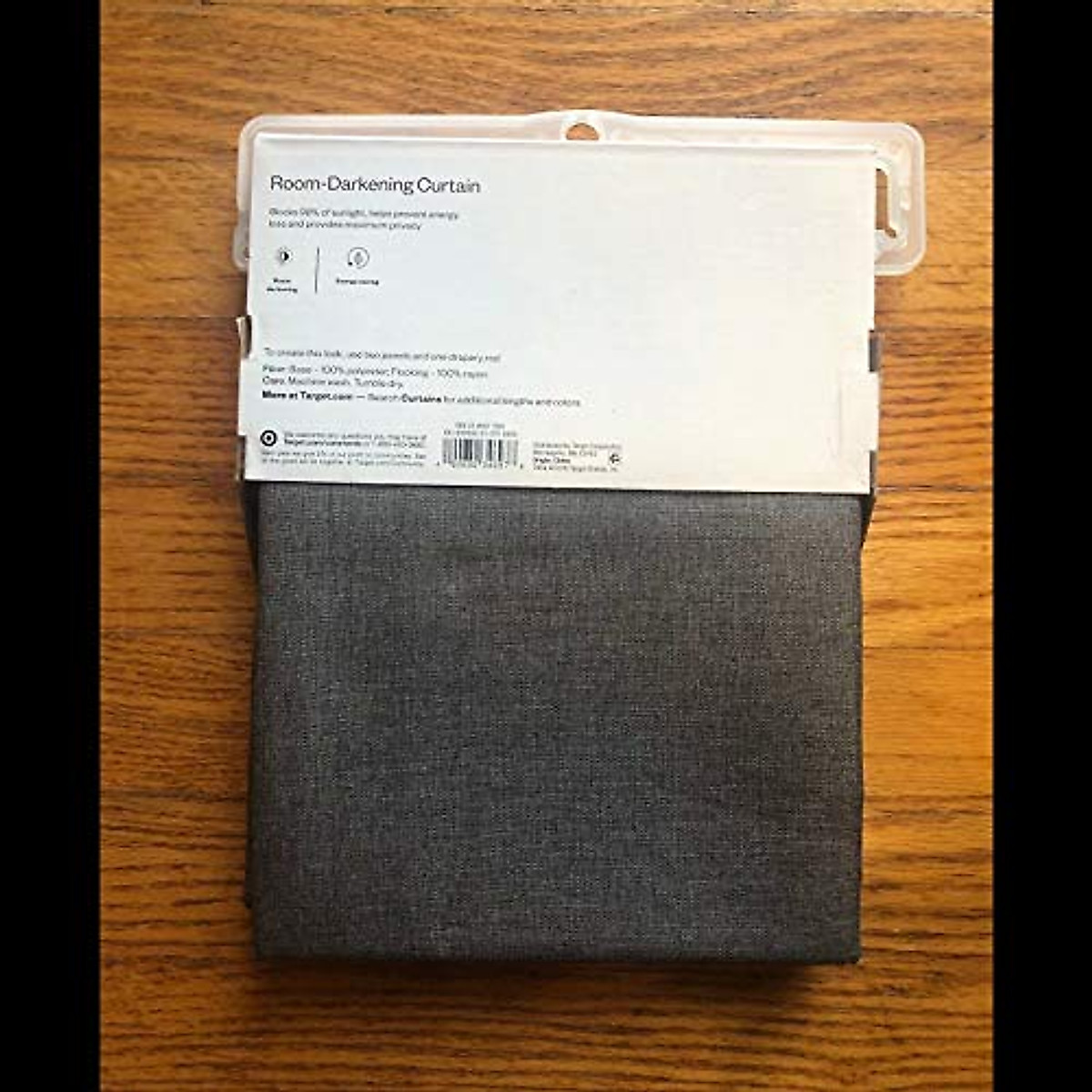 Room Essentials Lightblocking Curtain Panel Charcoal 42"x 84"