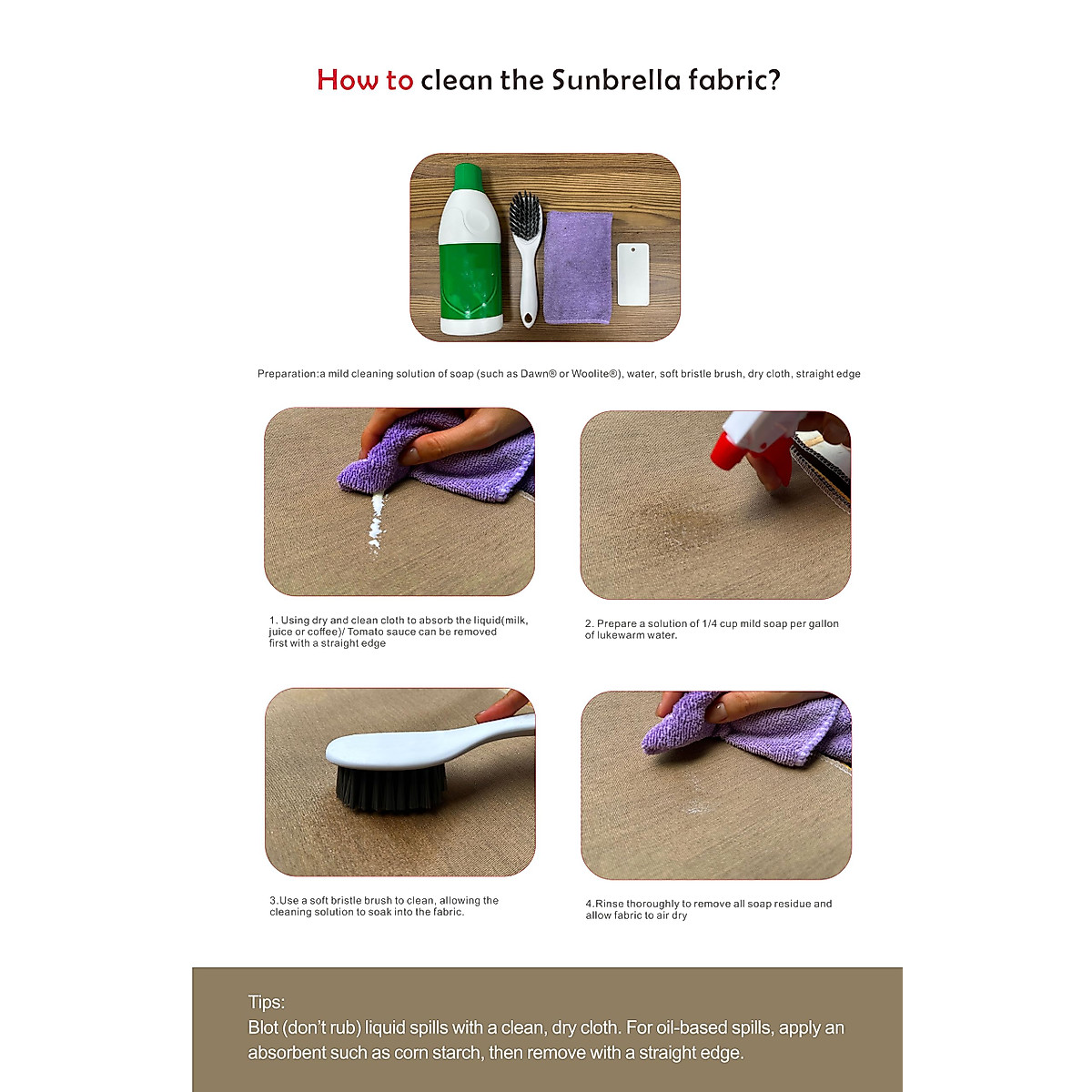 BOSSIMA Outdoor Patio Cushions Deep Loveseat Chair Cushions Furniture Cushions, Sunbrella Cast Slate