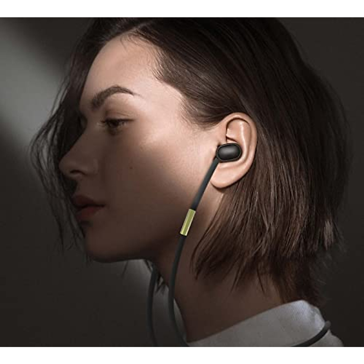 cobcobb Looper Wireless Earbuds Anti-Lost Strap Magnetic Cord for Stemless Wireless Headphone TOZO Bose JBL Beats Skullcandy Samsung(Grey 2Pack)