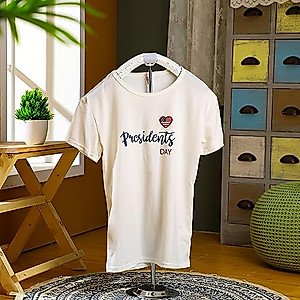 Amyhill Flexible Shoulder Stand Adult Adjustable T Shirt Display for Vendors Black Metal Clothes Hanger Rack Portable Hanging Clothing Display for Drying Iron Steaming Garment Coat Holder (1 Piece)