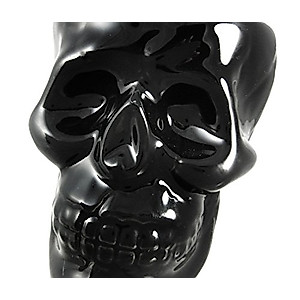 Cool Black Ceramic Skull Coffee Mug Cup Goth Evil