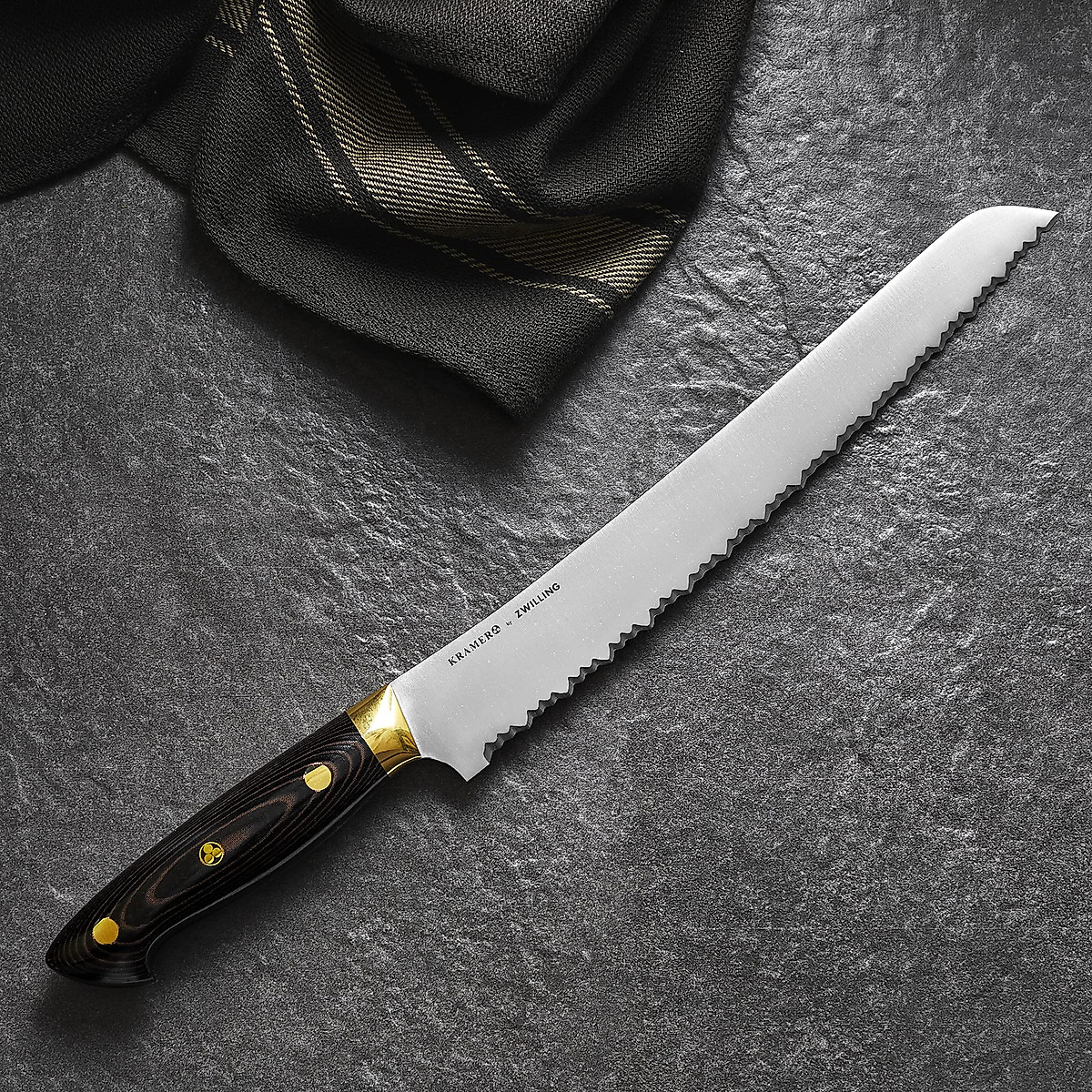 KRAMER by ZWILLING EUROLINE Carbon Collection 2.0 10-inch Bread Knife