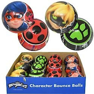 What Kids Want, Inc. Miraculous Ladybug 3inch Bounce Ball 2-Pack