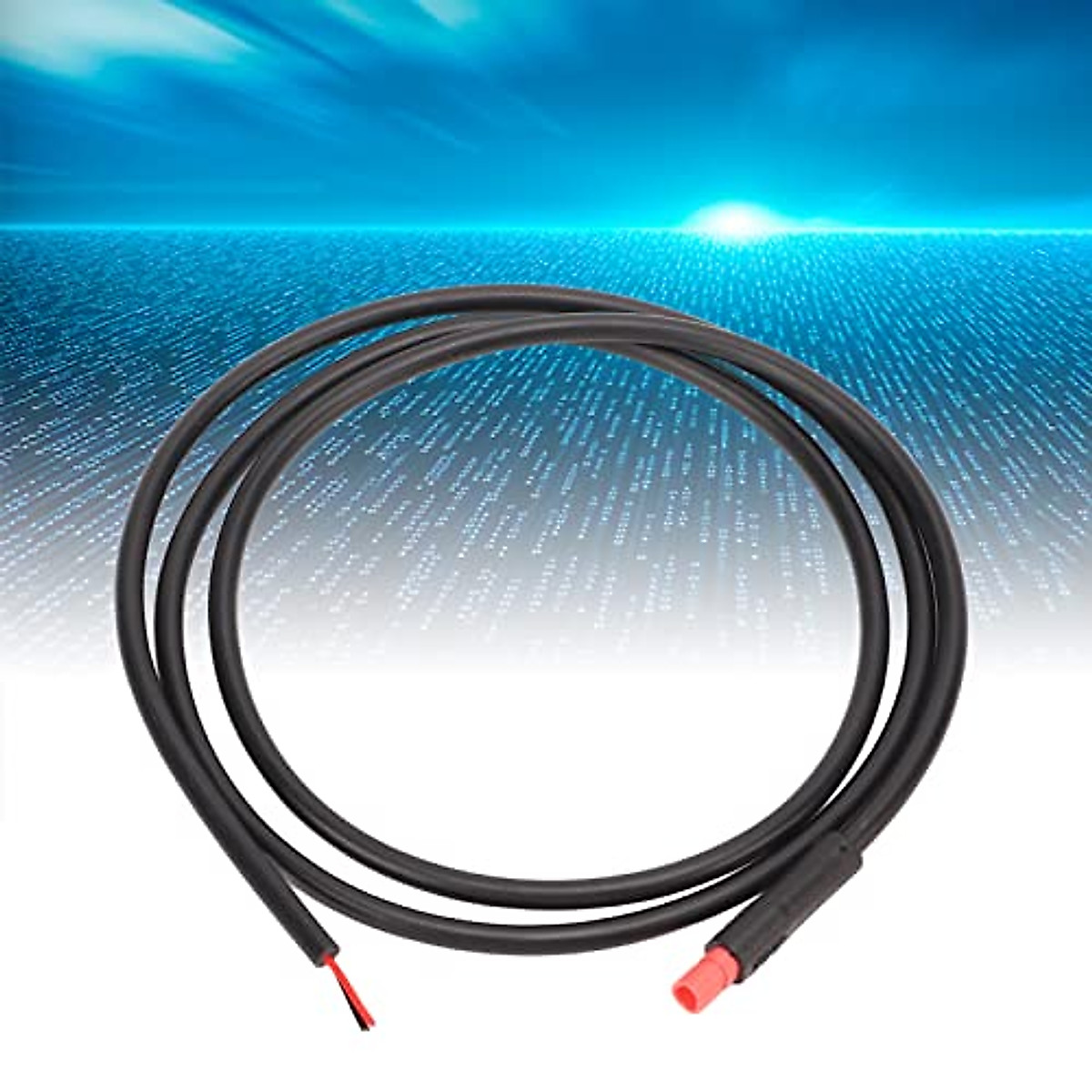 minifinker Electric Bike Conversion Cable, Sturdy Durable 2Pin Male Electric Bike Signal Extension Line for Signal