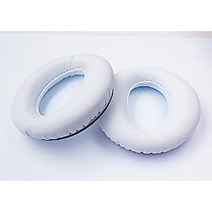 Repair Parts Ear Pads Cushion Earmuff for COWIN E7 / E7 Pro Active Noise Cancelling Headphone (White)