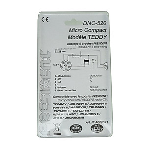 PRESIDENT DNC-520 Up/Down Compact 6 Pin Mic