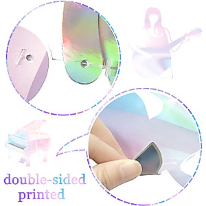 Music Singer Party Hanging Swirls Singer Birthday Party Decoration Popular Singer Themed Swirl Ceilings Pop Music Party Hanging Streamers for Girls Singer Theme Party Baby Shower Supplies