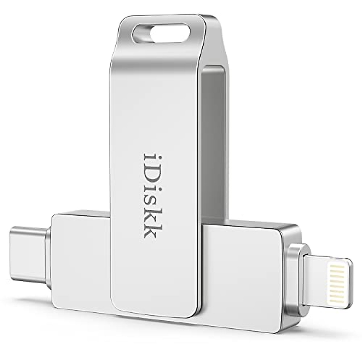 MFi Certified iDiskk 512GB Photo Stick for iPhone USB Storage Flash Drive Photo Transfer Stick for iPhone Picture External Storage iPad Lightning USB C Android Photo Storage iPhone Picture Storage