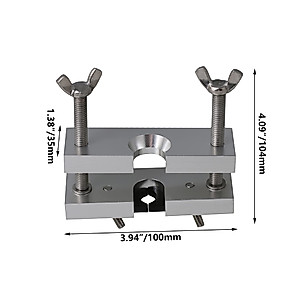 BQLZR Silver Aluminum Mouthpiece Puller Tool Metal Mouth Piece Remover for Brass Wind Instruments Trumpet Trombone Euphonium Horn