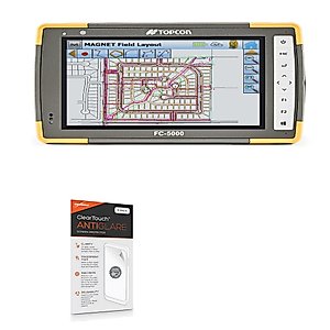 BoxWave Screen Protector Compatible with Topcon FC-5000 - ClearTouch Anti-Glare (2-Pack), Anti-Fingerprint Matte Film Skin for Topcon FC-5000