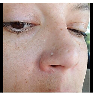 D.Bella 18g Clear Nose Ring Retainer Bioflex L Shape Nose Rings Studs Piercing Jewelry Flat Top